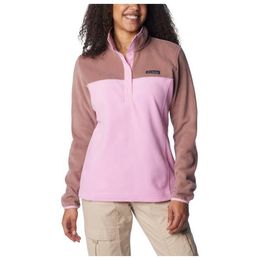 Columbia - Women's Benton Springs 1/2 Snap Pullover - Fleecepullover Gr XS rosa