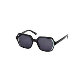 Gerry Weber Sonnenbrille Trendige Damenbrille, Vollrand, eckige Form, grau|grün