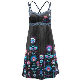 Crazy Idea - Women's Dress Kimera - Kleid Gr XS bunt