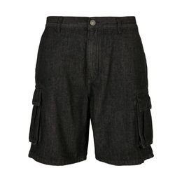 Urban Classics Cargoshorts Urban Classics Herren Organic Denim Cargo Shorts (1-tlg), schwarz