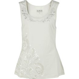 Black Premium by EMP Tank Top With Ornaments Top beige in L