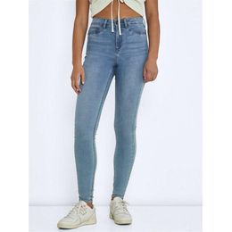 Noisy may Skinny-fit-Jeans NMCALLIE HW SKINNY JEANS VI059LB NOOS, blau