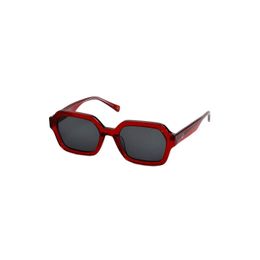 Gerry Weber Sonnenbrille Sechseckige Damenbrille im Bold-Look, Vollrand, rot