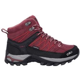 CMP - Women's Rigel Mid Trekking Shoes Waterproof - Wanderschuhe 36 | EU 36 rot/schwarz