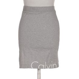 Calvin Klein Jeans Damen Rock, grau, Gr. 34