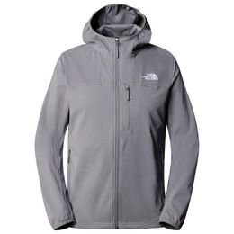 The North Face - Nimble Hoodie - Softshelljacke Gr S grau