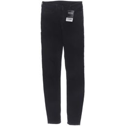 WEEKDAY Damen Jeans, schwarz, Gr. 25