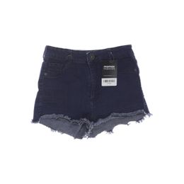 Bershka Damen Shorts, marineblau, Gr. 34