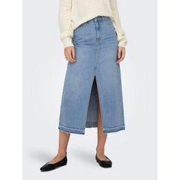 Jacqueline de Yong JDY Jeansrock JDYBELLA HW LONG SKIRT DNM NOOS, blau