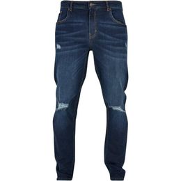 Urban Classics Bequeme Jeans Urban Classics Herren Distressed Stretch Denim Pants (1-tlg), blau