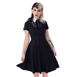 Heartless Minikleid Serein Dress Gothic Cosplay Spitze Ausschnitt Minikleid