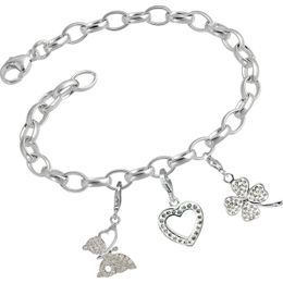 SilberDream Charm-Einhänger Set SilberDream Armband Fashion Charm Set Liebe (Charmssets