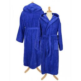 A&R Bademantel Herren Bademantel mit Kapuze Bathrobe with Hood