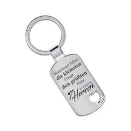 Lieblingsmensch Schlüsselanhänger Manchmal füllen die kleinsten Dinge... -tolles Geschenk&Glücksbringer (Schlüsselanhänger mit Gravur