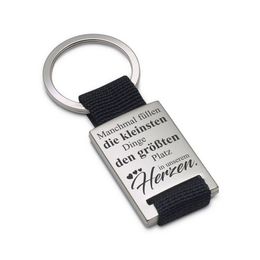 Lieblingsmensch Schlüsselanhänger Manchmal füllen die kleinsten Dinge...-tolles Geschenk&Glücksbringer (Schlüsselanhänger mit Gravur