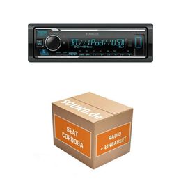 SOUND.de Autoradio Einbaupaket mit KMM-BT309 für Seat Cordoba Typ 6K/6C Autoradio