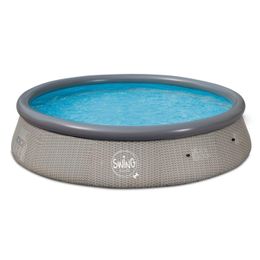 Poolomio Quick-Up Pool WICKER SWING Pools