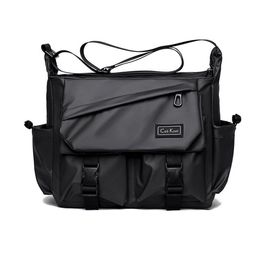 GelldG Rucksack Messenger Bag Canvas Laptop Umhängetasche