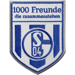 FC Schalke 04 Aufkleber, weiß
