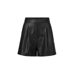 Rich & Royal Rich & Royal Stoffhose Fake leather shorts