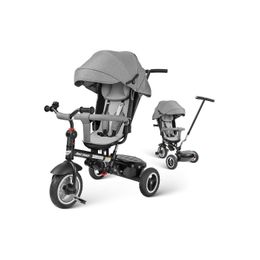 PLEKER Dreirad-Kinderwagen 7-in-1 Kinder Dreirad 360° drehbar Sitz und verstellbarer Rücklehne