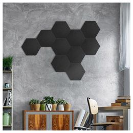 Home Deluxe Wandpaneel Akustikplatten Hexagon selbstklebend SILENT