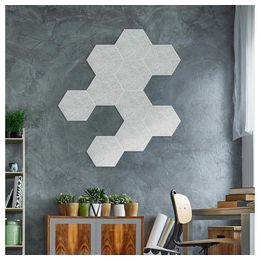 Home Deluxe Wandpaneel Akustikplatten Hexagon selbstklebend SILENT