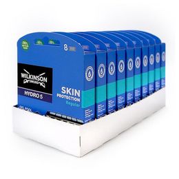 Wilkinson Rasierklingen Wilkinson Hydro 5 Skin Protection Regular Rasierklingen 8er Pack x 10
