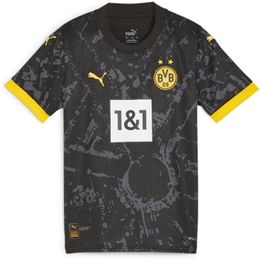 Puma Fußballtrikot BVB Away Jersey Replica Jr Puma BLACK-CYBER YELLOW