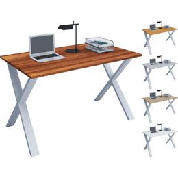 Vcm Schreibtisch Büromöbel Schreibtisch Computertisch Lona X Weiß