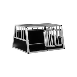 PETSTUFF Tiertransportbox Aluminium Hundetransportbox Hundebox Reisebox