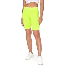 Bellivalini Leggings Damen Neon Shorts Kurze Radlerhose Jogginghose 80er Jahre BLV50-303 (1-tlg) mit Naht