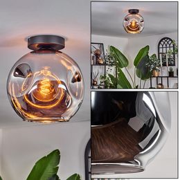hofstein Ripoll Deckenleuchte Glas 25 cm Chrom, 1-flammig