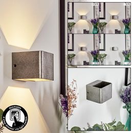 hofstein Chuitna Wandleuchte LED Nickel Antik, 1-flammig