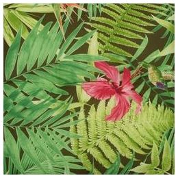 GO-DE Hochlehner-Auflage Dschungel 120 x 50 x 7 cm, grün