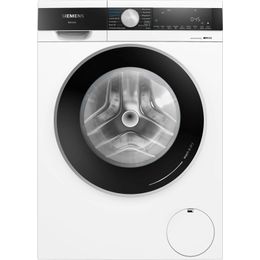E (A bis G) Siemens Waschtrockner "WN44G241" schwarz-weiß (weiß, schwarz) Waschtrockner
