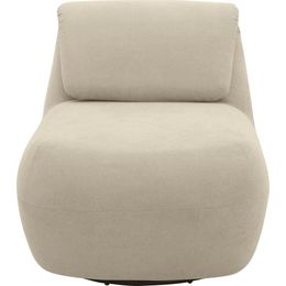 Andas Relaxsessel Emberson Sessel, Rückenlehne hochklappbar:, Rückenverstellung, Drehfunktion, wahlweise auch Swivel (Wipp) Funktion, beige