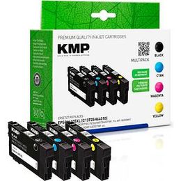 KMP schwarz, cyan, magenta, gelb Druckerpatronen kompatibel zu EPSON 405XL BK/C/M/Y, 4er-Set
