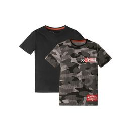 bonprix Jungen T- Shirt aus Bio-Baumwolle (2er Pack)