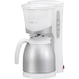 Clatronic - ka 3327 Kaffeemaschine Weiß Fassungsvermögen Tassen=10 Isolierkanne