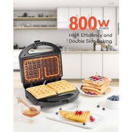 Antihaftbeschichtetes elektrisches waffeleisen 800WATT waffeln crepes Aigostar