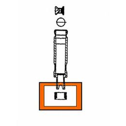 ich-zapfe - Dichtung am Stößel für Keg - Verschluss (Korb-Fitting) (Micro Matic und Hiwi)
