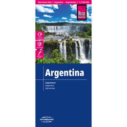 Reise Know-How Landkarte Argentinien / Argentina (1:2.000.000) - Reise Know-How Verlag Peter Rump GmbH, Karte (im Sinne von Landkarte)