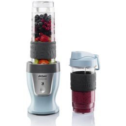 AR1032 Shake'N Take Personal Blender, BPA-frei, Tropfschutz-Trinkklappe, 570 ml und 400ml Hellblau - ARZUM