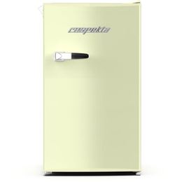 respekta - Kühlschrank Gefrierfach freistehend Retro 83 cm 90 Liter Creme