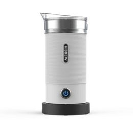M1A elektrischer Milchaufschäumer, heißer und kalter Latte-Cappuccino, vollautomatischer Milchwärmer, weiß - Hibrew