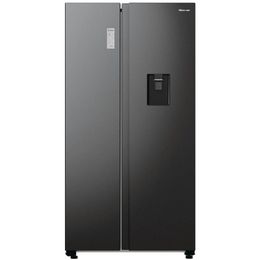 Amerikanischer Kühlschrank 91 cm 547 belüftet, schwarz - RS711N4WFE - HISENSE