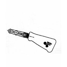 ich-zapfe Ergo Handgriff schwarz, mit Logo, für Keg - Verschluss (Hiwi und Micro Matic) - Farbe: Schwarz