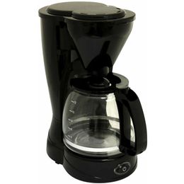 Kaffeemaschine Deski 800 Watt bis 12 Tassen 1,5 Ltr. Schwarz - Schwarz