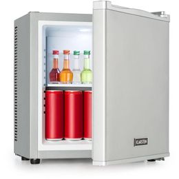 Secret Cool Mini-Kühlschrank Mini-Bar 13l 22dB 2 Etagen - Silber-Metallic - Klarstein